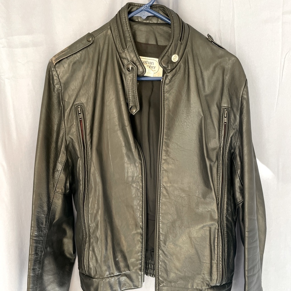 Jonathan Christopher 70’s Style Vintage Leather Jacke… - Gem